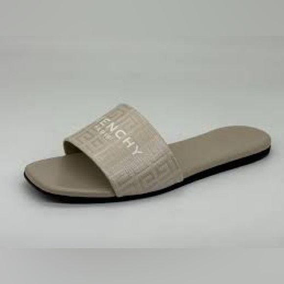 Givenchy | Shoes | Givenchy 4g Monogram Flat Slide Sandals 39 | Poshmark